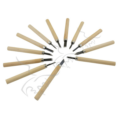 Gubias para tallar madera 12 PZS - tuecompra.com