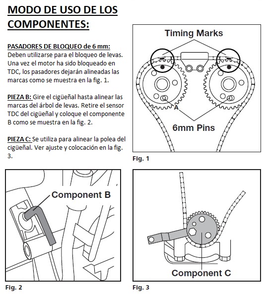 Calado distribución bloqueo motores Ford Transit 2.2 TDCi